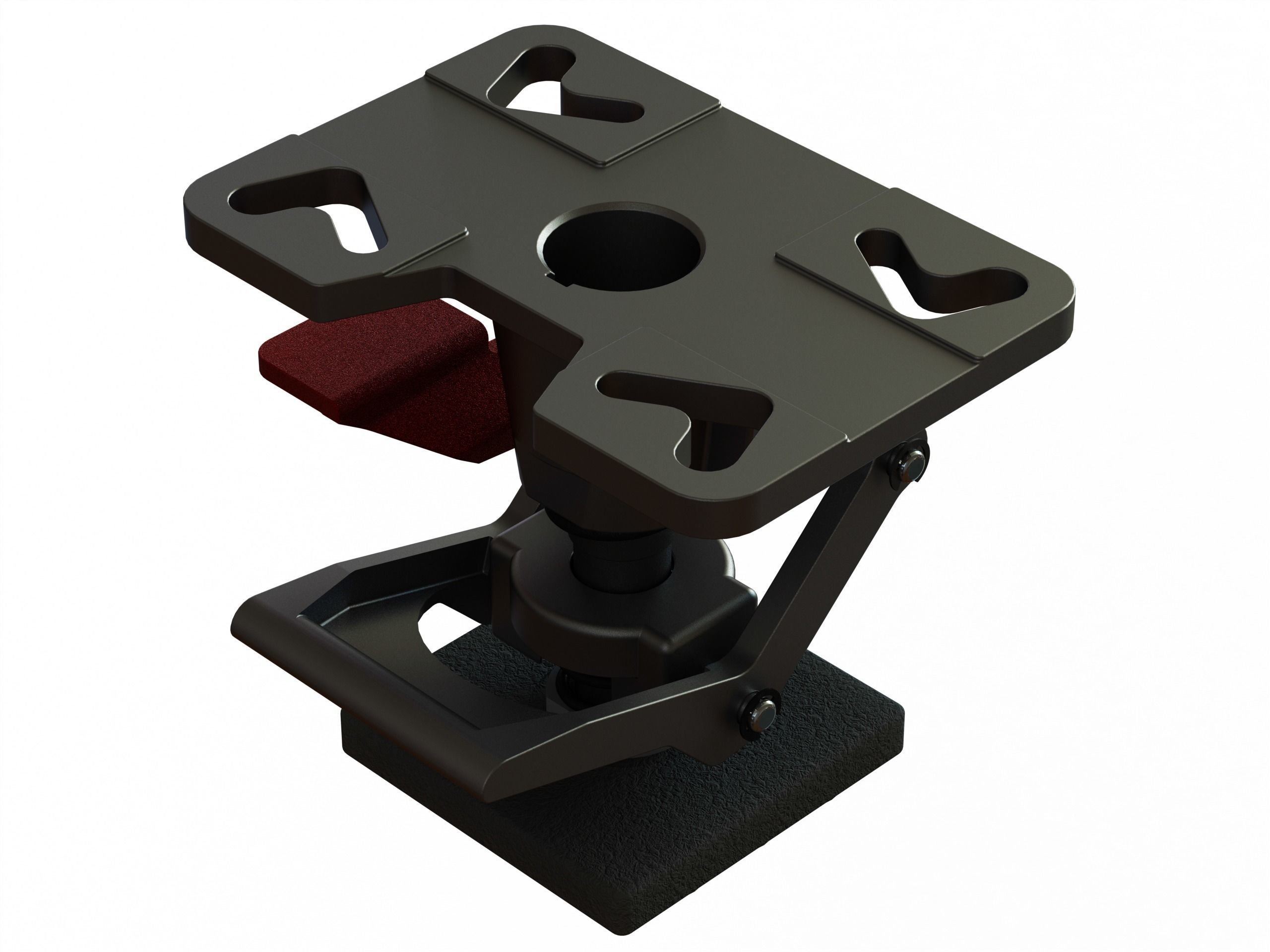 Adjustable Height Floor Lock 3D model rigged | CGTrader