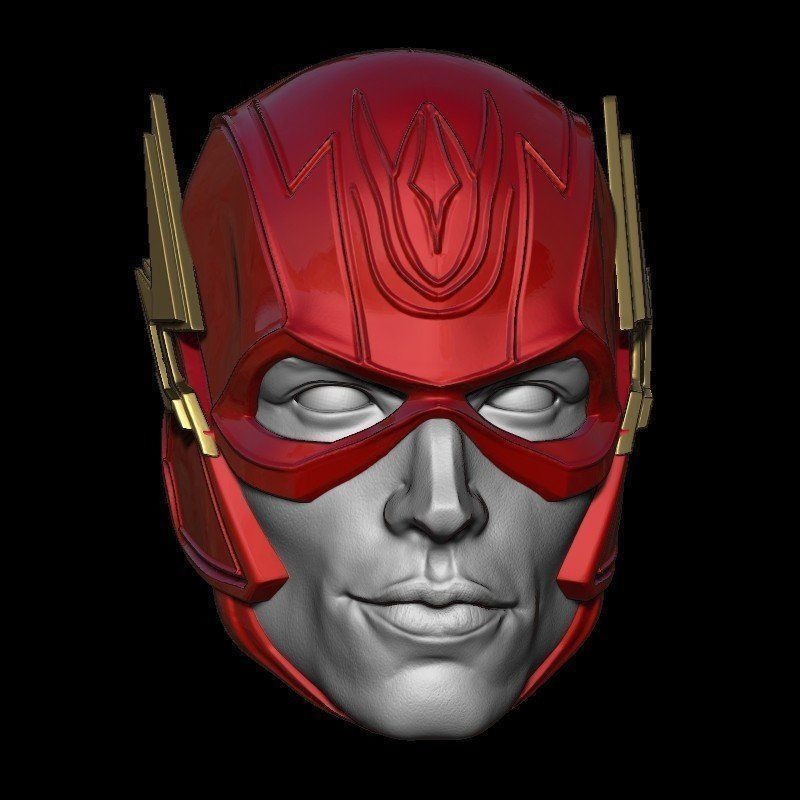 THE FLASH SMIRK FACE 3D model | CGTrader