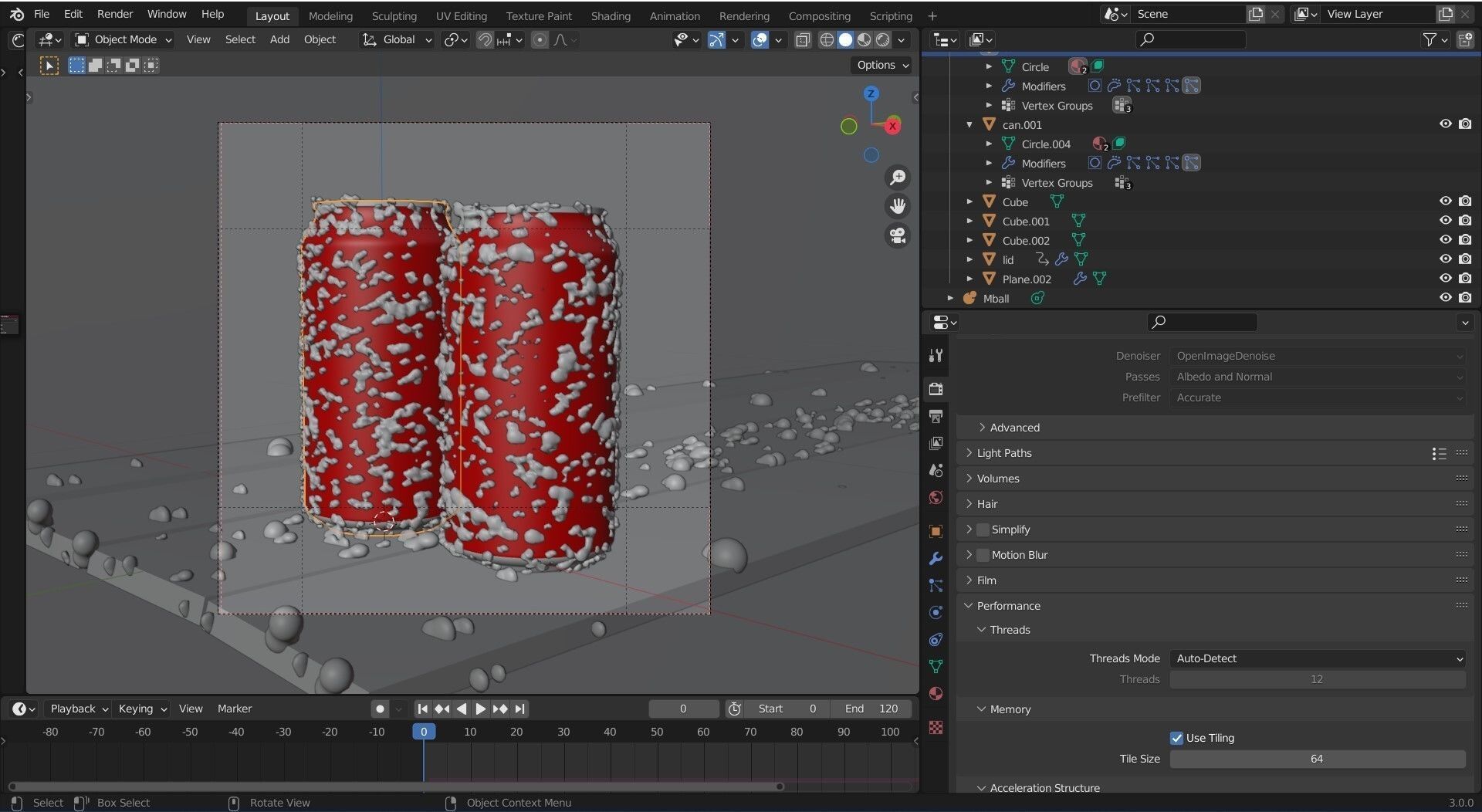 Coke Can Realistic With Droplets 3D model | CGTrader