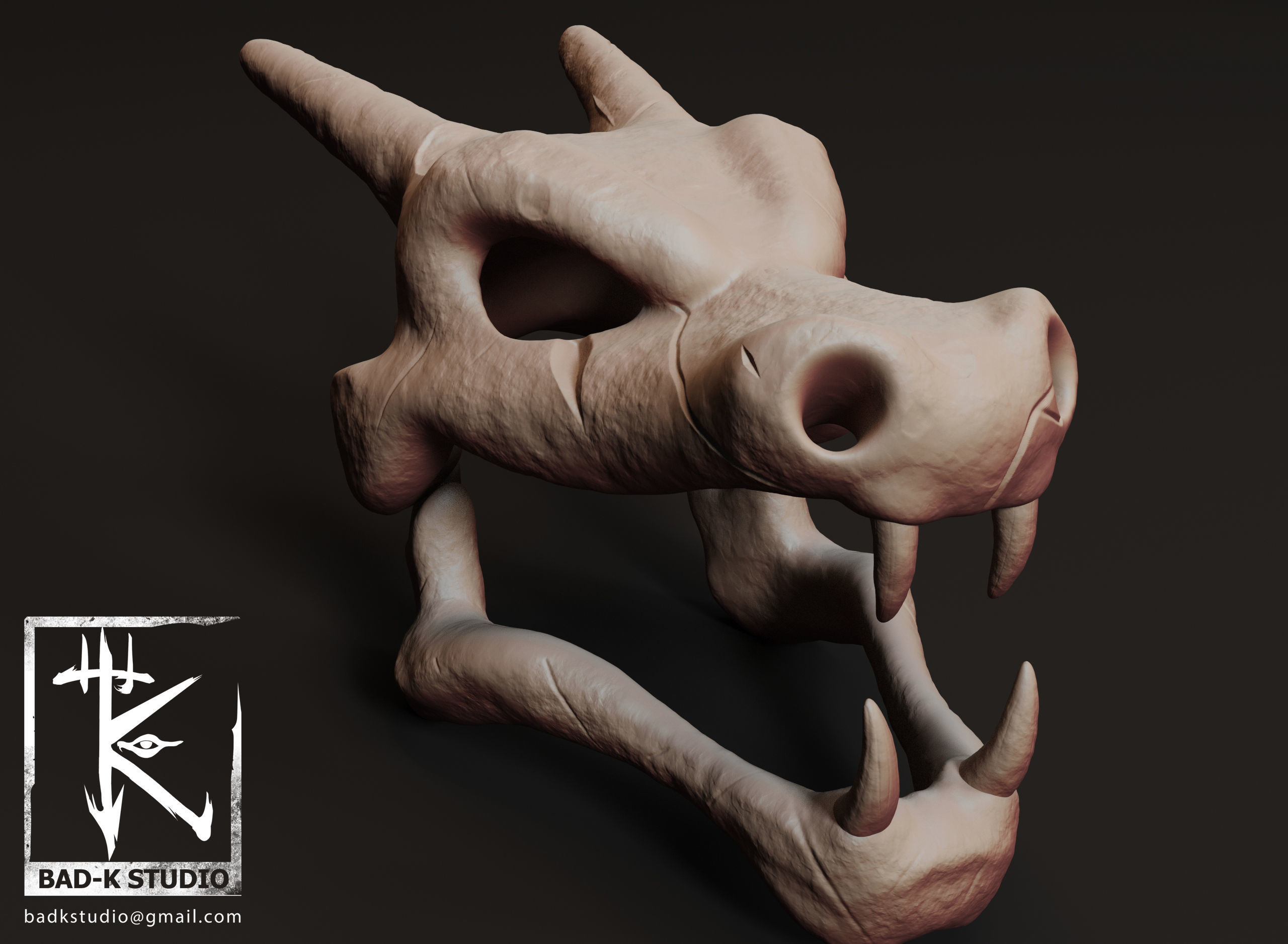 Pokemon Charizard Skull 3d printing model 3D model 3D printable | CGTrader