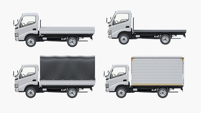 3D model Toyota Dyna 1999 Base Set VR / AR / low-poly | CGTrader