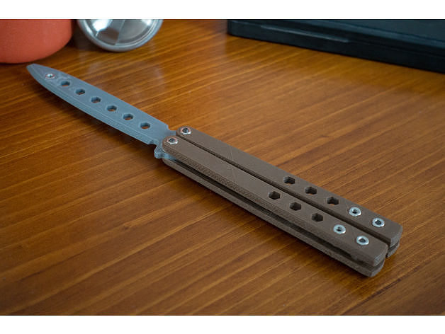 Butterfly Knife Kit 3D model | CGTrader