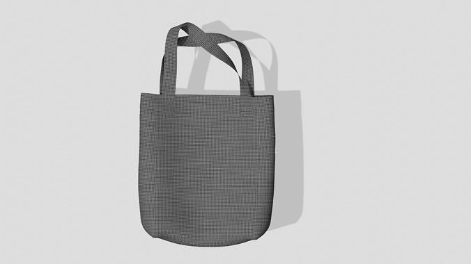 Fabric bag 3D model | CGTrader
