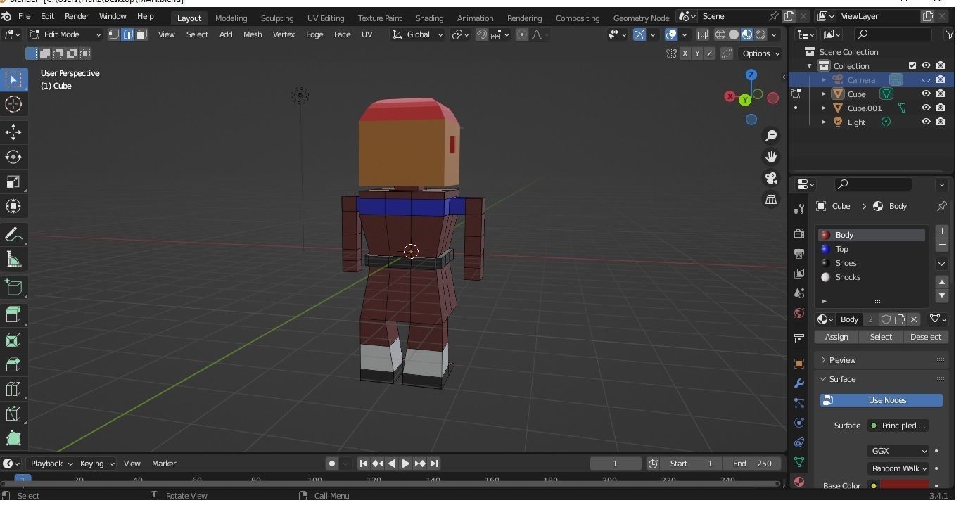3D model low-poly game character VR / AR / low-poly | CGTrader