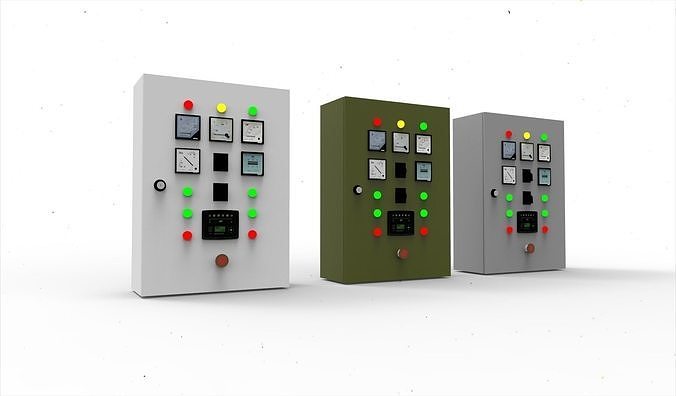 panel switch box 3D model | CGTrader