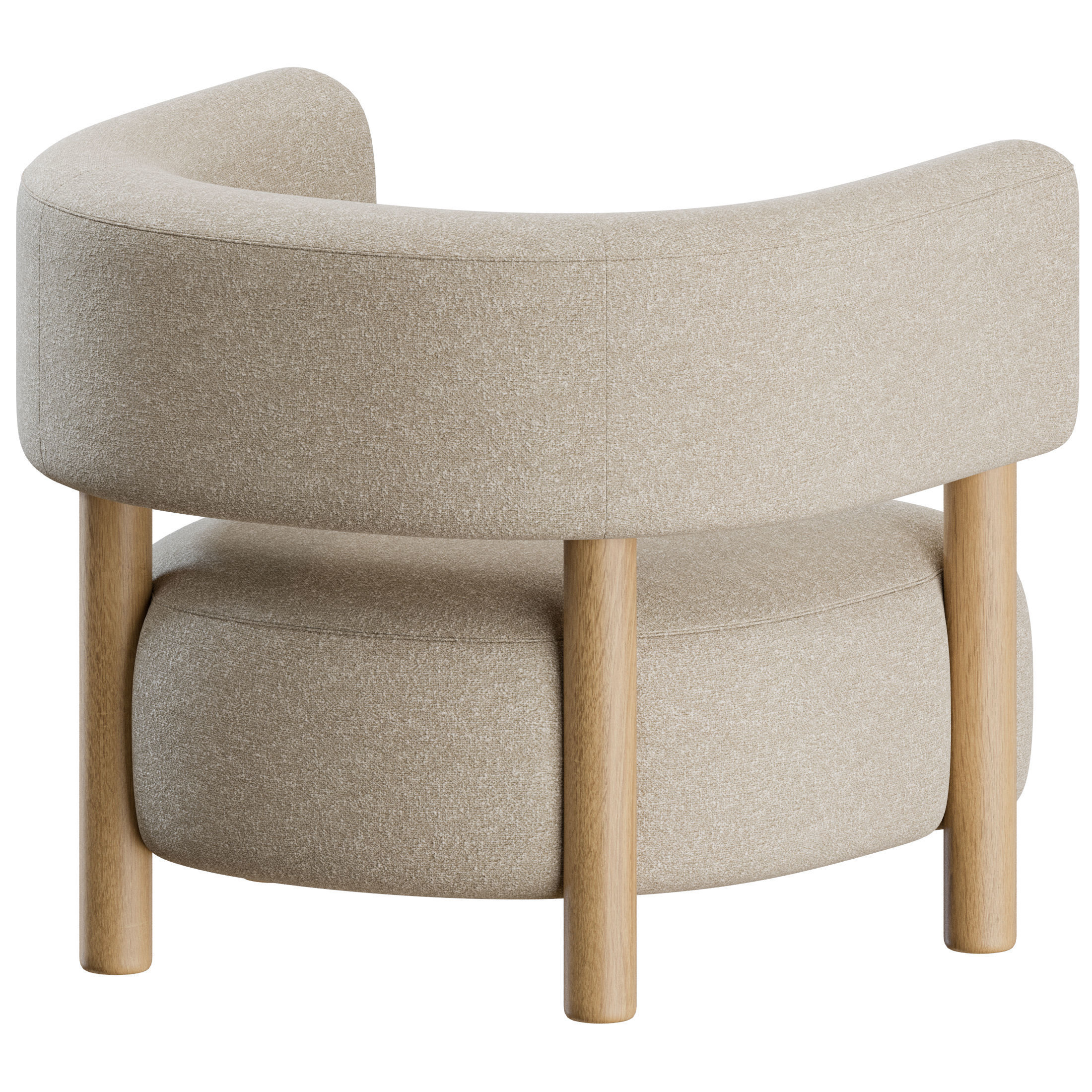 N-S03 Armchair by Karimoku-Casestudy 3D model | CGTrader