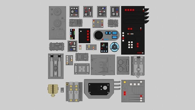 Star Wars Panels Pack 01 3D model | CGTrader