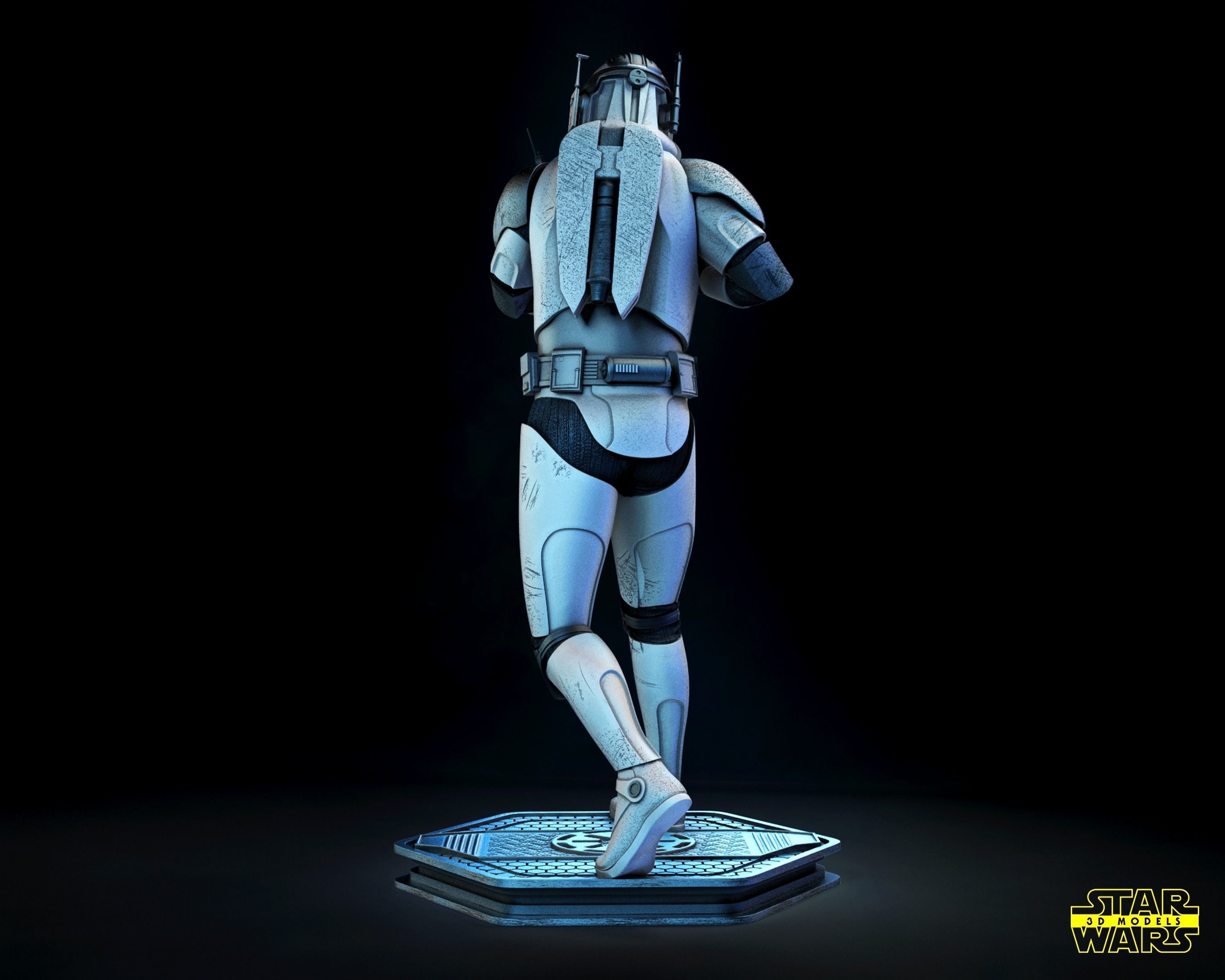Cody Sculpture Star Wars 3D Models Ready for 3D printing 3D model 3D printable | CGTrader