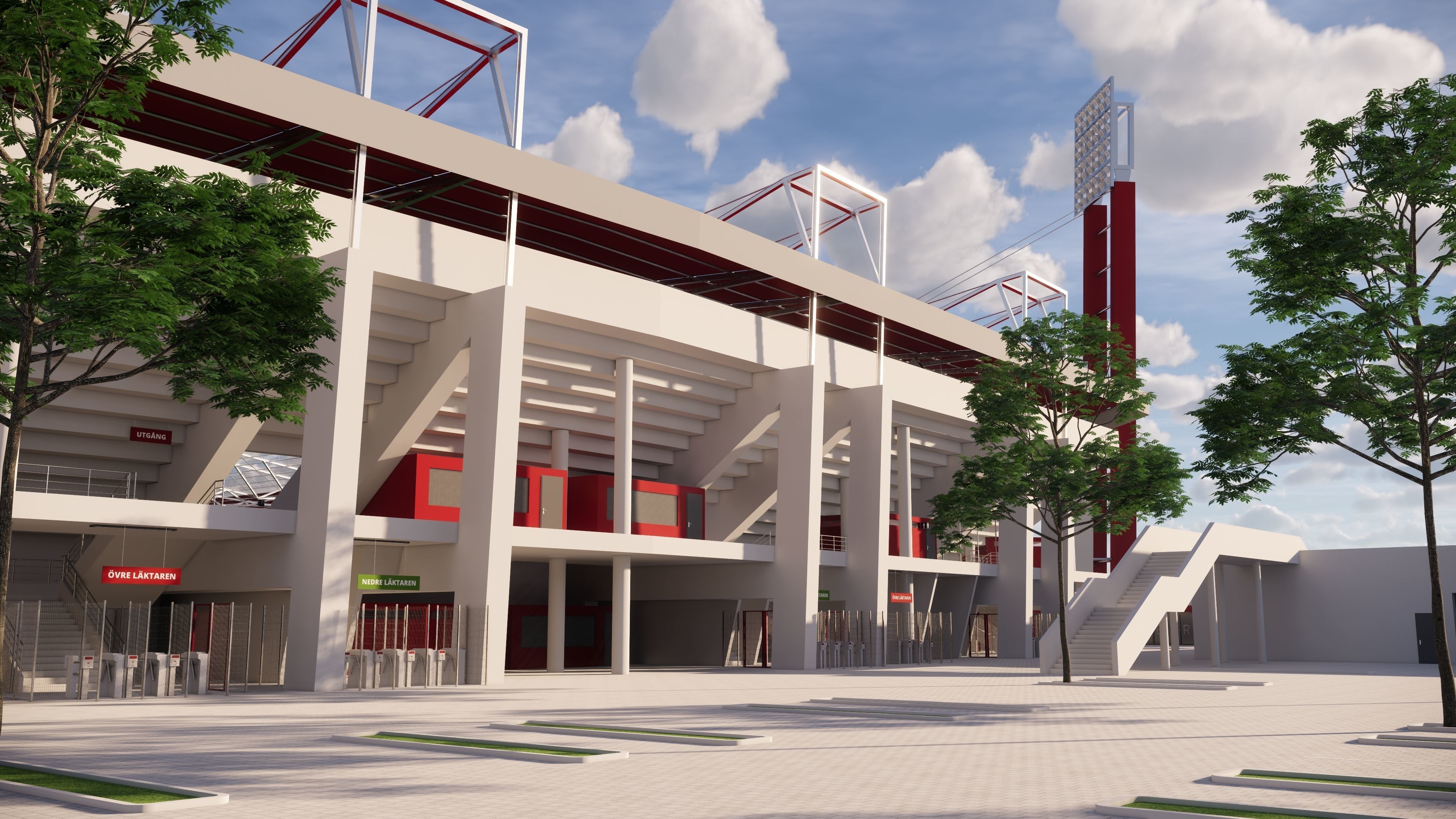 Stadium Sketchup Enscape 3D model | CGTrader