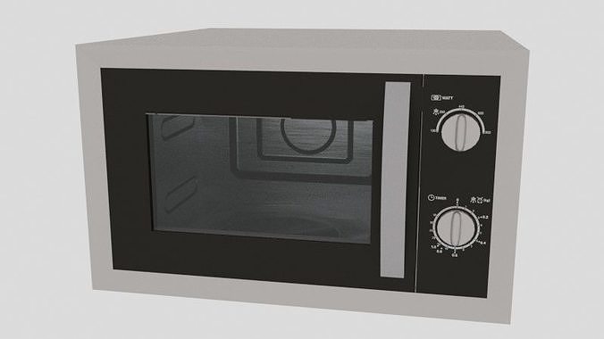 3D model Microwave VR / AR / low-poly | CGTrader