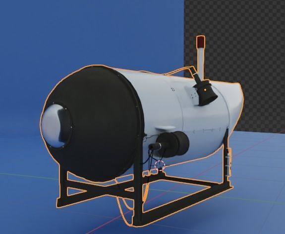 Ocean Gate Titan Submarine 3D model | CGTrader