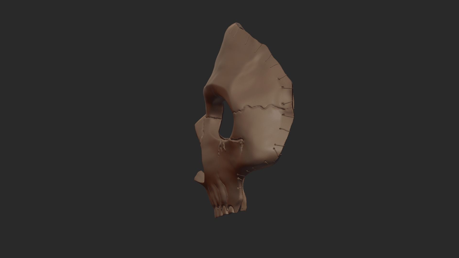 NEW PRINTABLE COD GHOST MASK STL 3D model 3D printable | CGTrader