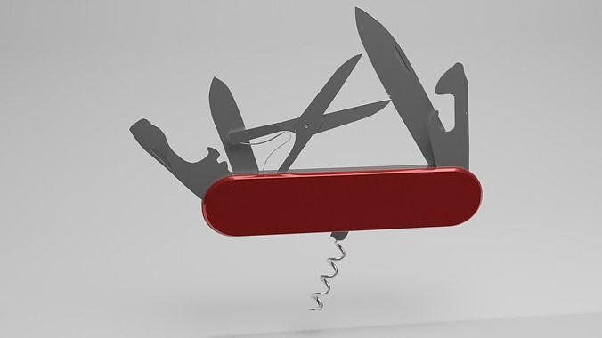 Swiss Army Knife 3D model | CGTrader