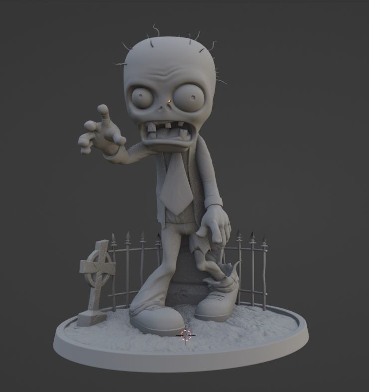 Zombie 3D model 3D printable | CGTrader