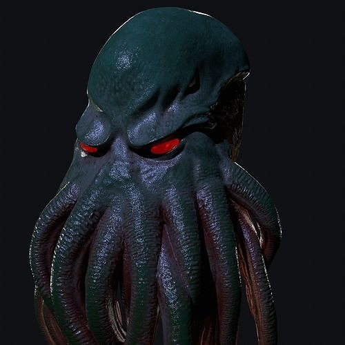 Cthulhu head FOR RENDER 3D model | CGTrader