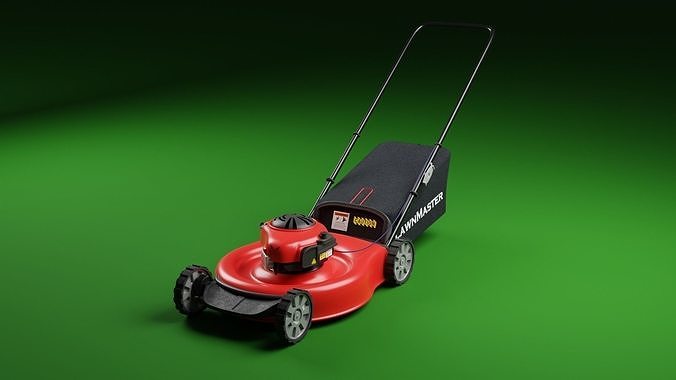 Push Lawn Mower free 3D model | CGTrader