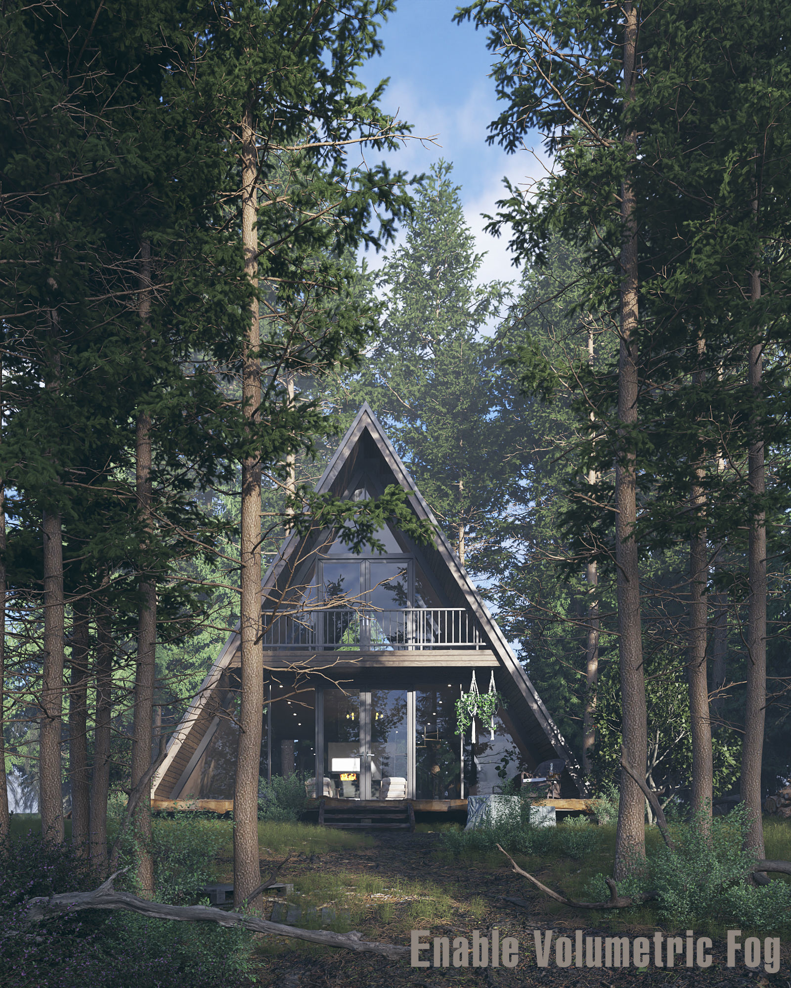Forest House - Landscape Architecture 3D Model Collection | CGTrader