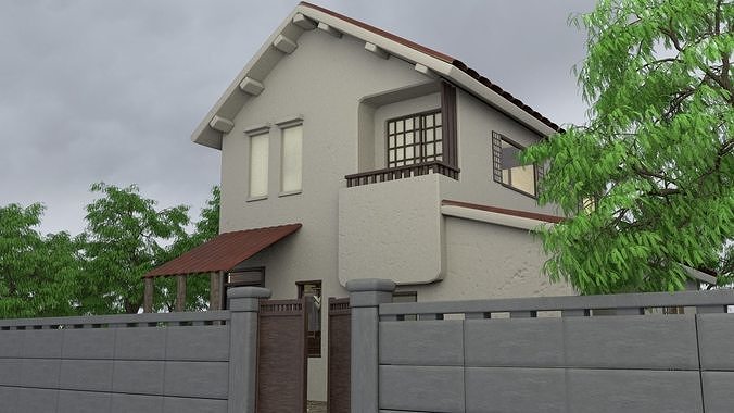 3D model The Grudge Cursed Saeki House VR / AR / low-poly | CGTrader