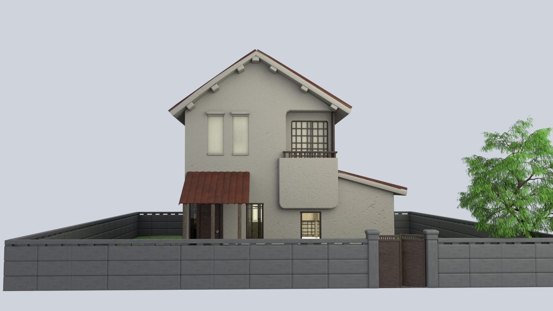 3D model The Grudge Cursed Saeki House VR / AR / low-poly | CGTrader