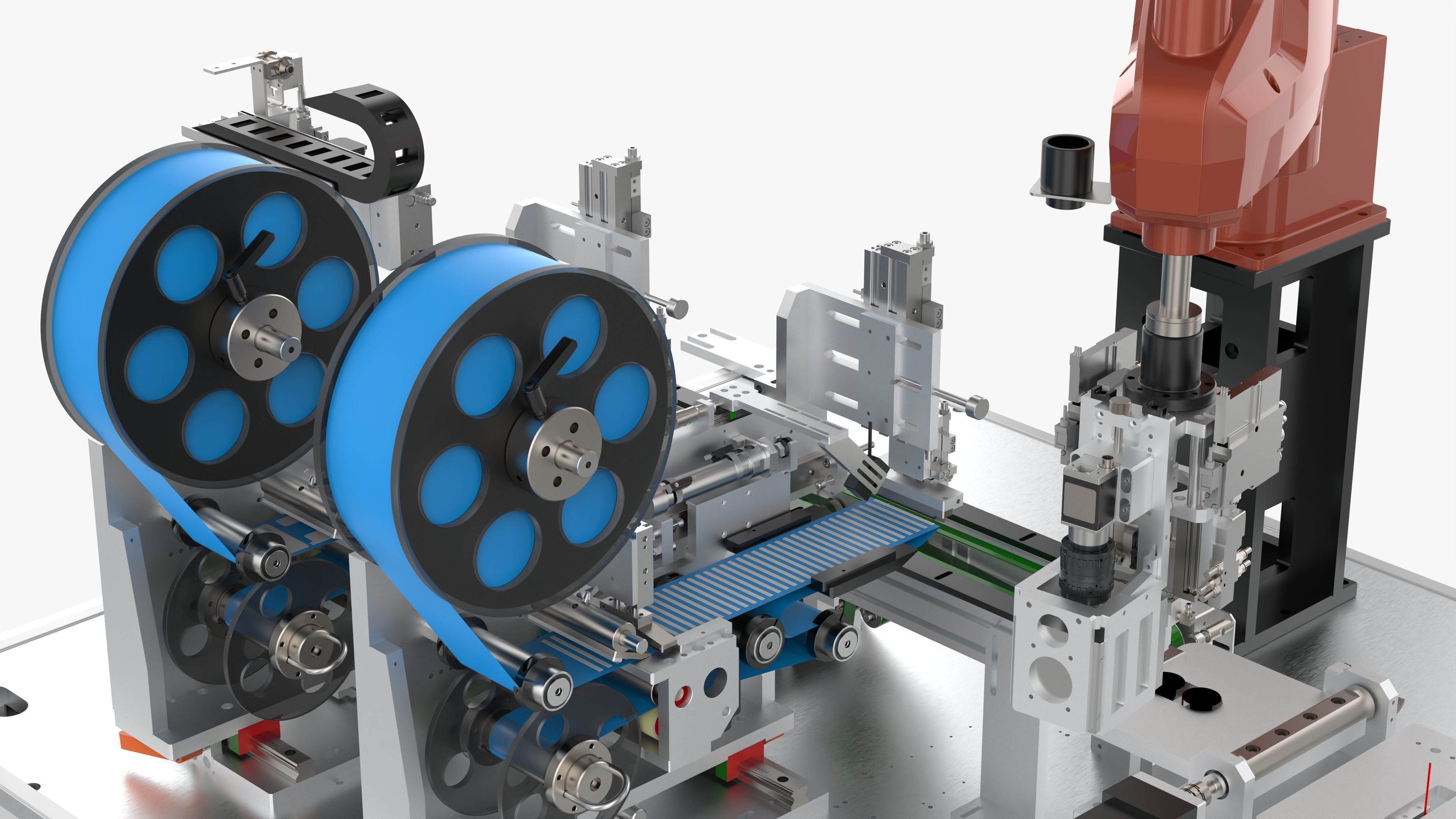 Automatic Double Feeder Labeling Machine 3D model | CGTrader