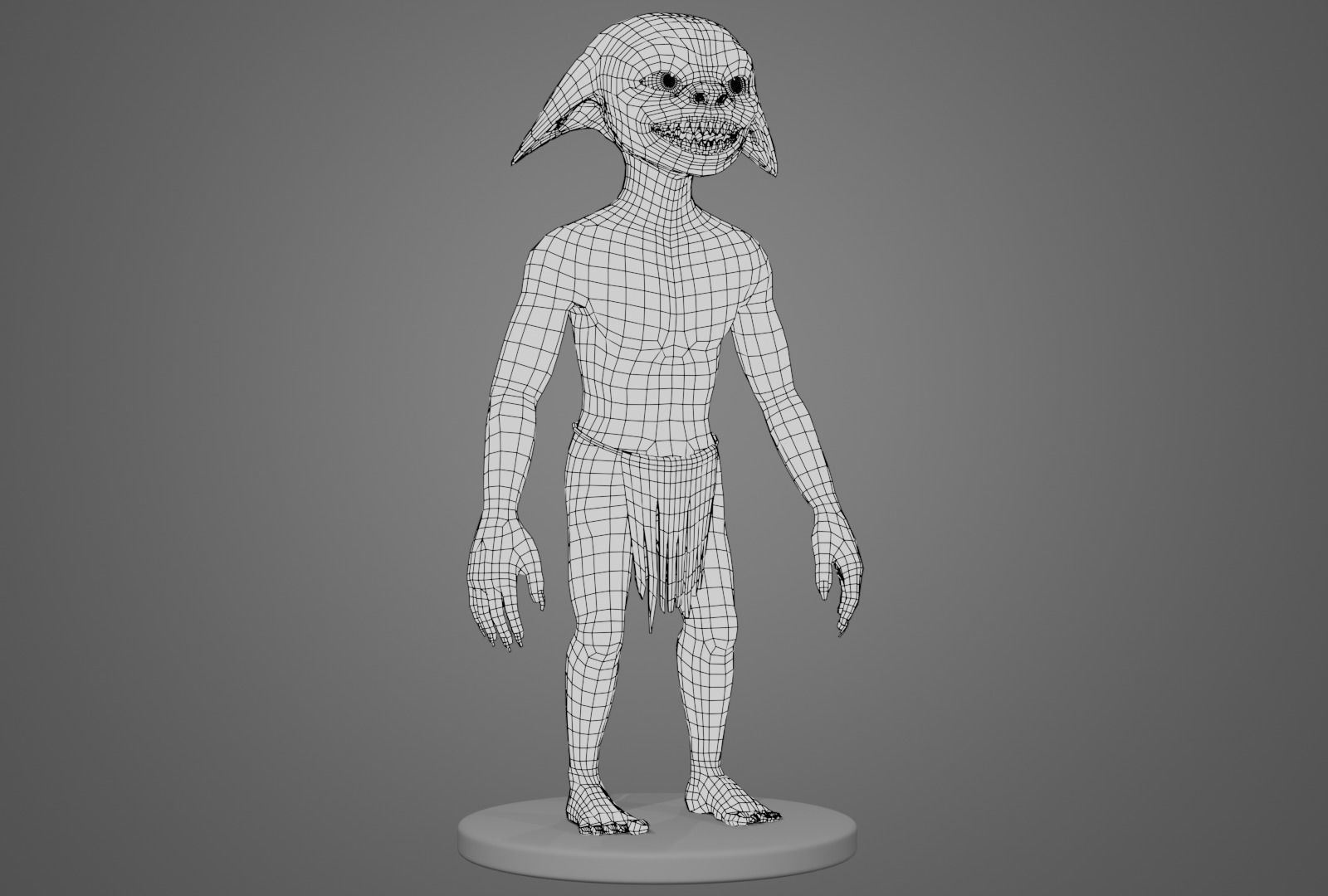 3D model Goblin Game-ready VR / AR / low-poly | CGTrader