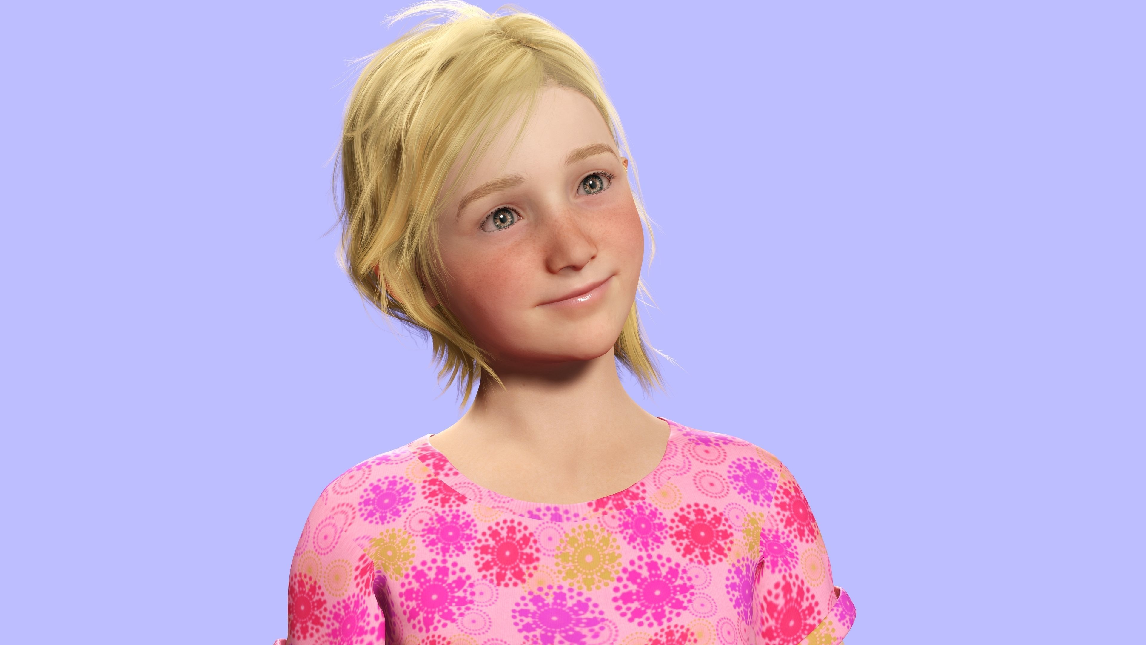 3D model Emily - Enchanting Dream VR / AR / low-poly | CGTrader