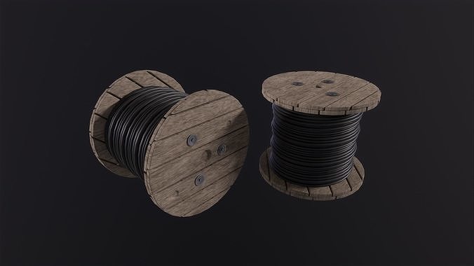 3D model Cable roll 3D Model VR / AR / low-poly | CGTrader