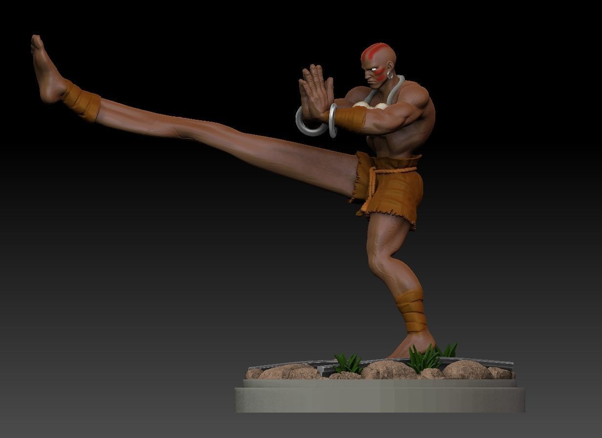 Dhalsim from Street Fighter 3D model 3D printable | CGTrader