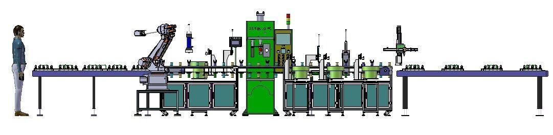 Universal joint production line 3D model | CGTrader