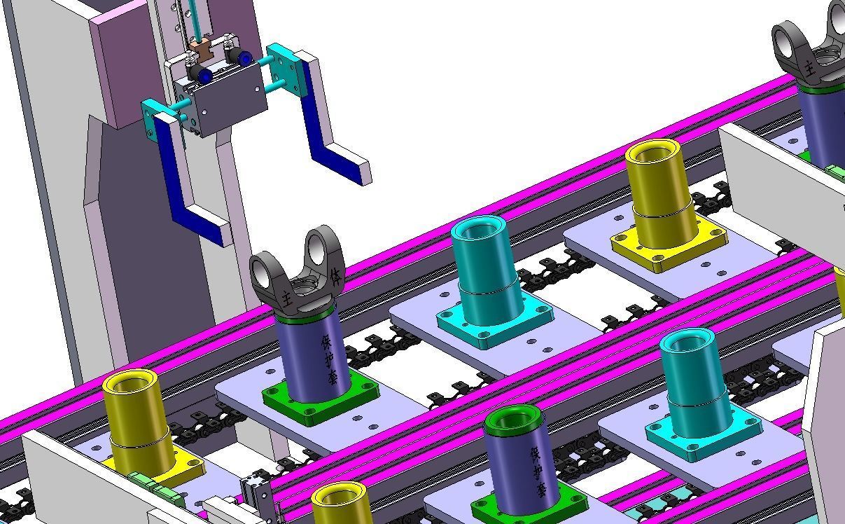 Universal joint production line 3D model | CGTrader