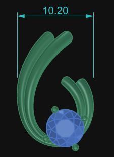 Pendant 912 3D model 3D printable | CGTrader