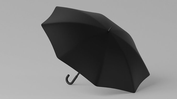 3D model Cartoon Umbrella Classic Open VR / AR / low-poly | CGTrader