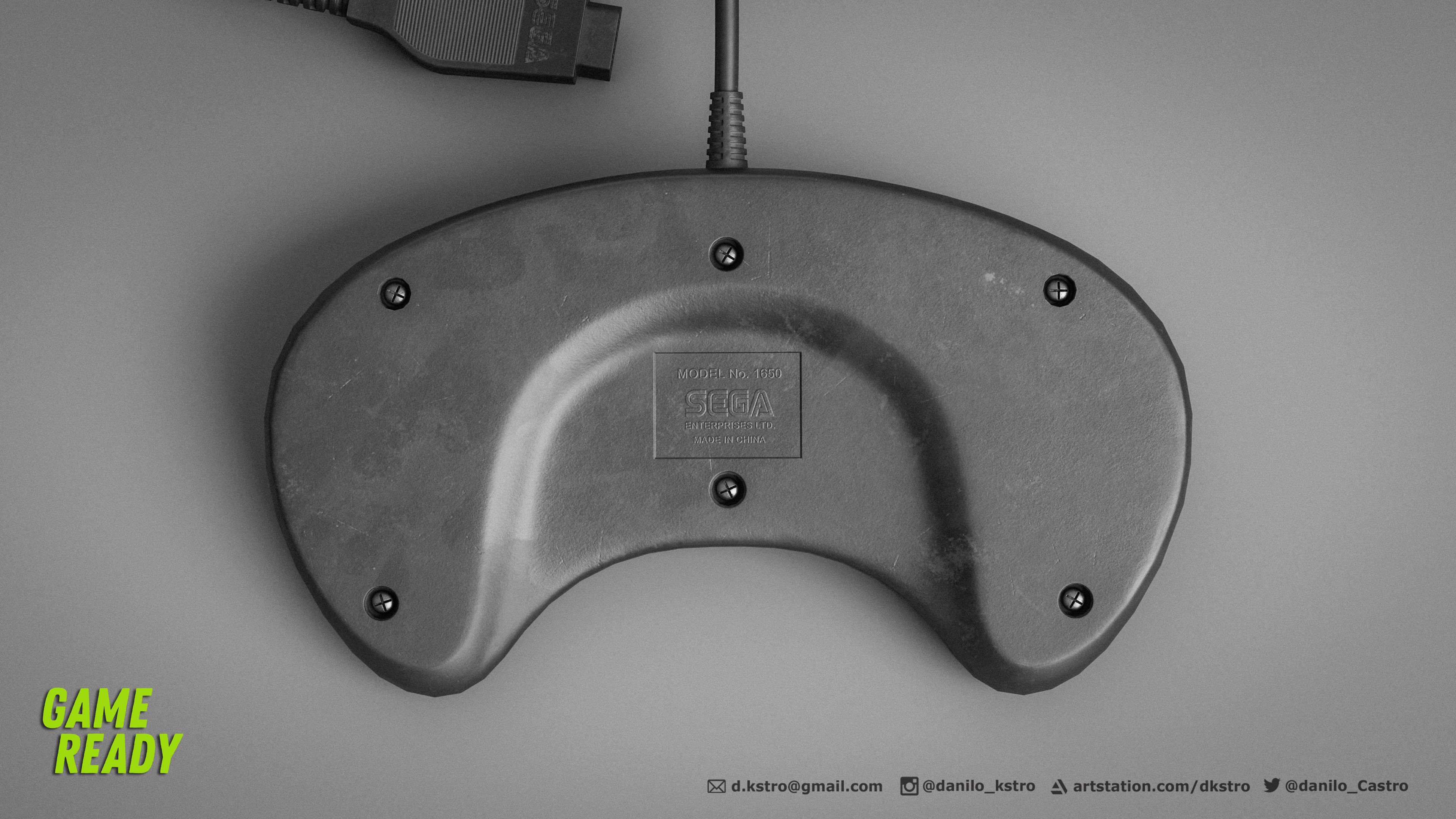 3D model Genesis Console Control - Lowpoly - 4k Textures VR / AR / low ...