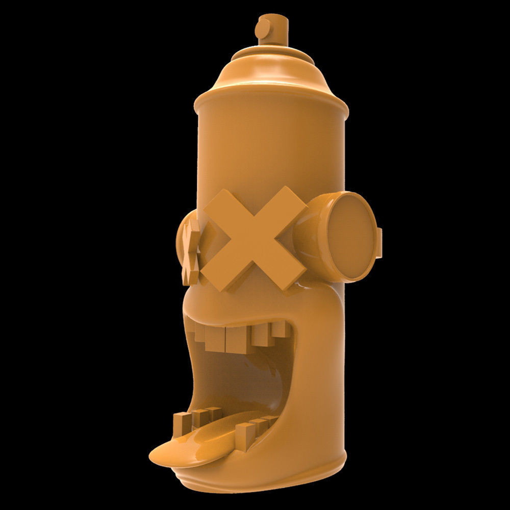 Monster Can 06 3D model 3D printable | CGTrader