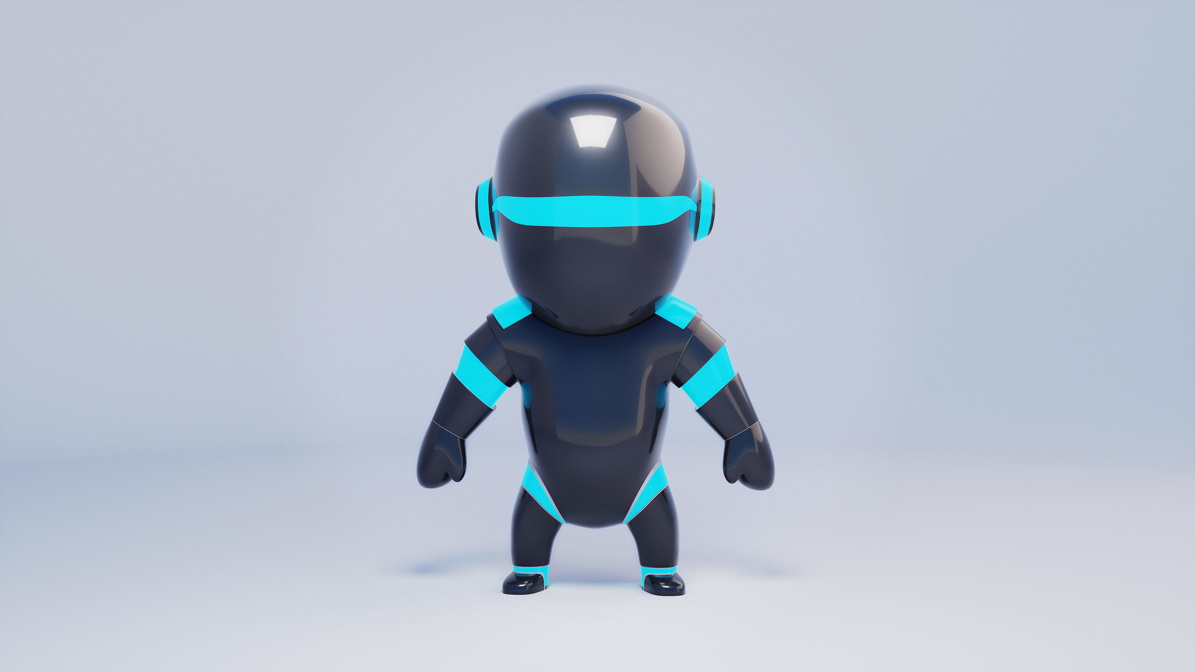 3D model Chibi robot VR / AR / low-poly | CGTrader