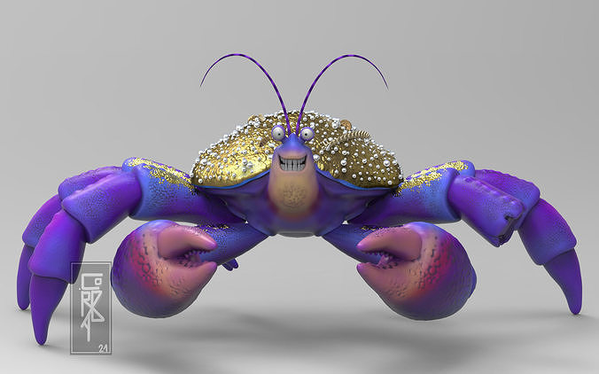 Tamatoa Moana 3D model 3D printable | CGTrader