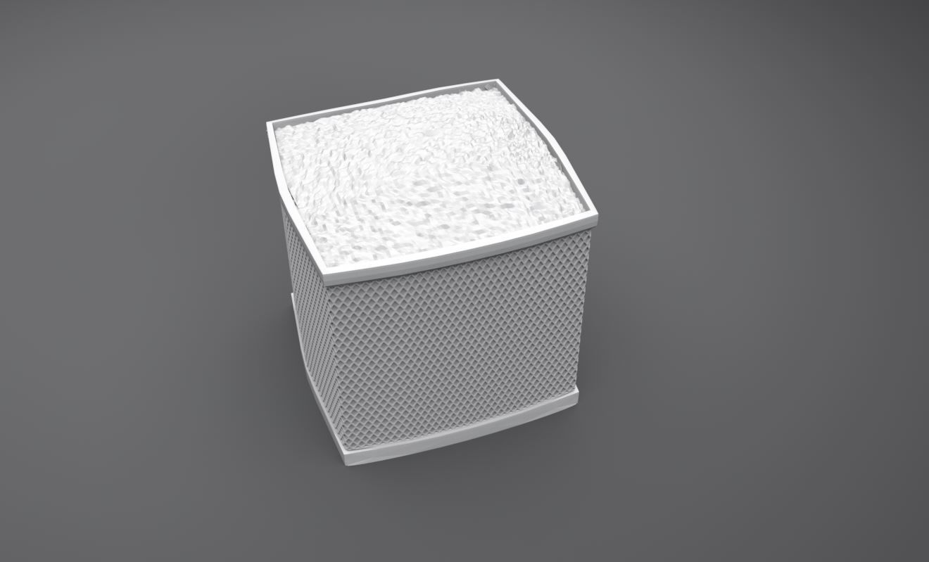 Hesco Wall single scale model 3D model 3D printable | CGTrader