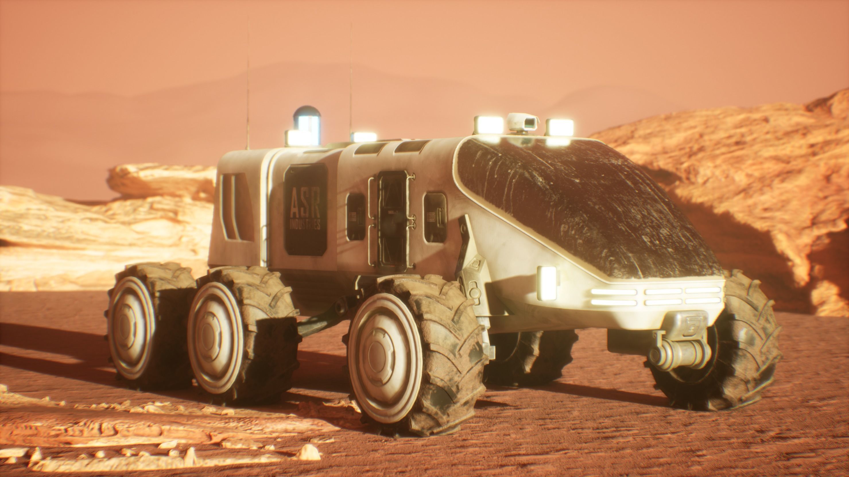 3D model Mars Rover VR / AR / low-poly | CGTrader