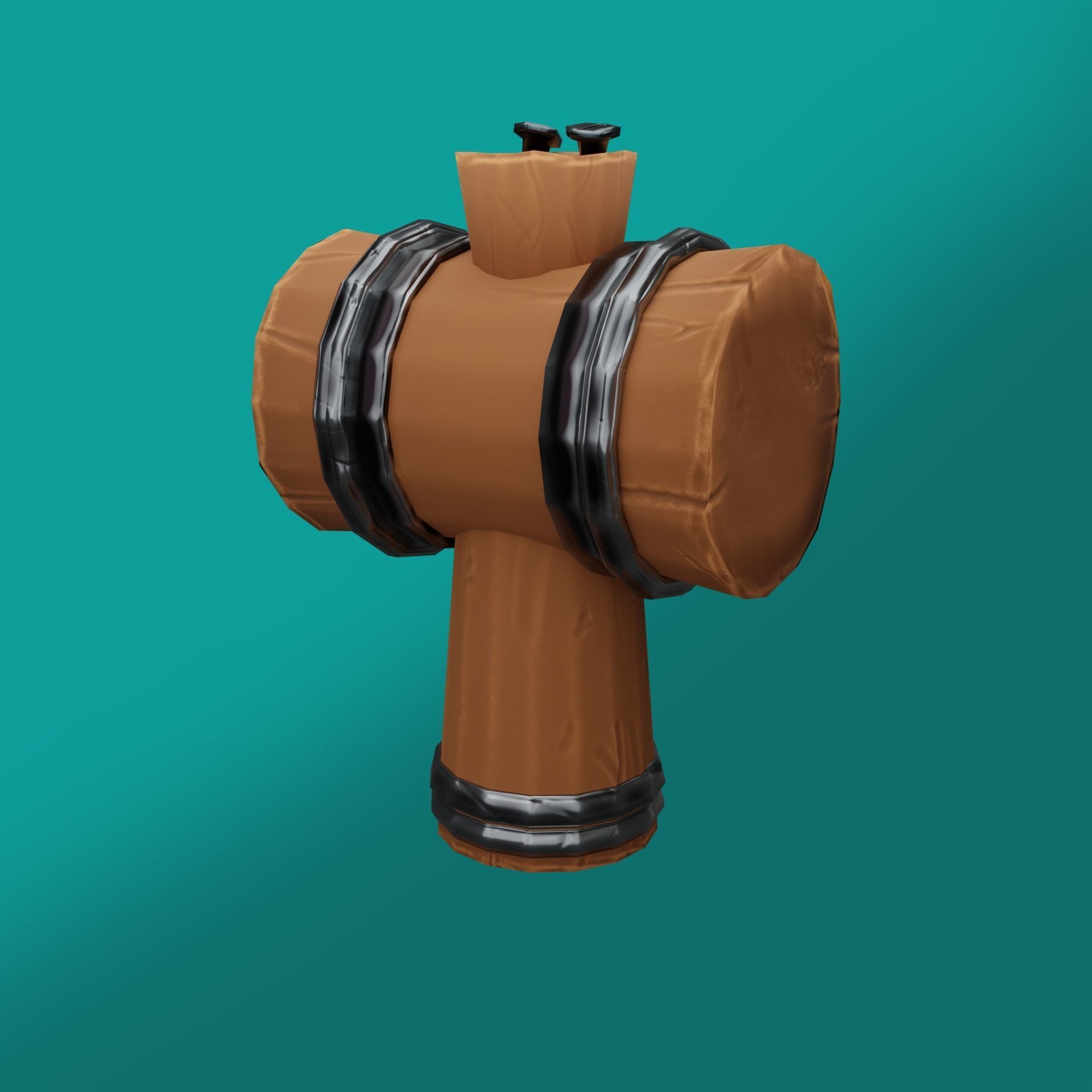 3D model Stylized Hammer Low Poly Game Ready PBR VR / AR / low-poly ...