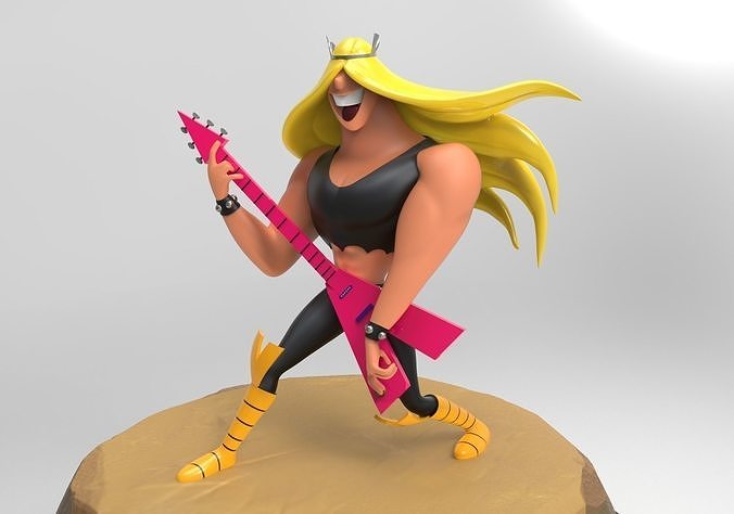 val hallen justice friends 3D model 3D printable | CGTrader