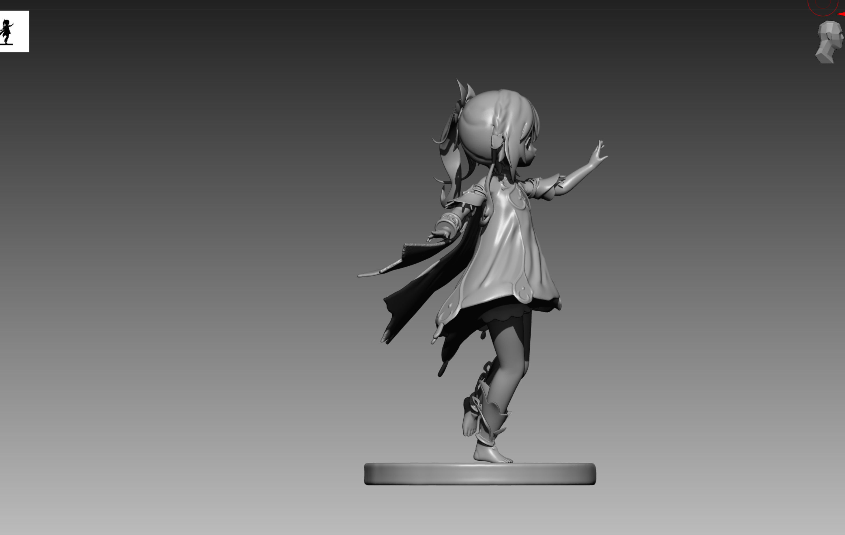 Genshin Impact Nahida 3D print OBJ and STL 3D model 3D printable | CGTrader