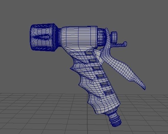 3D model spray gun VR / AR / low-poly | CGTrader