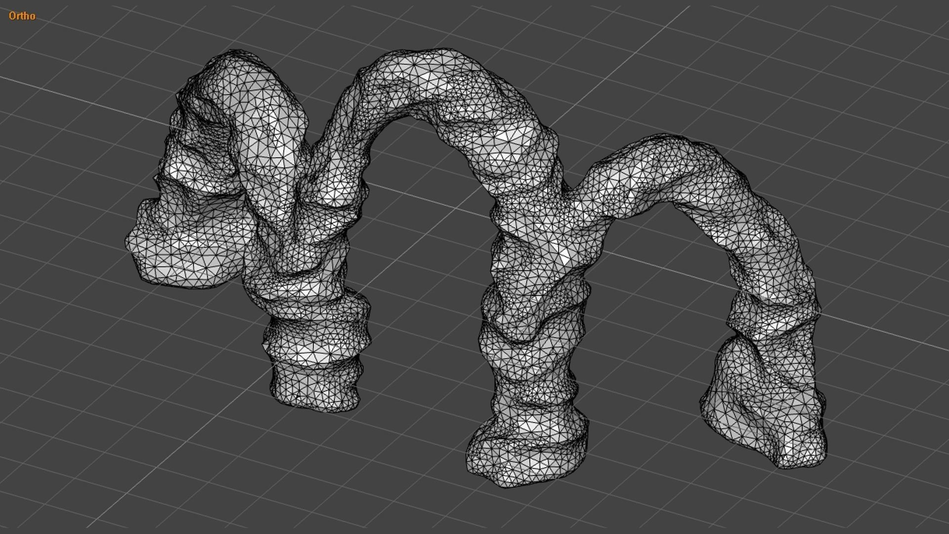 Triple Arch - Base free VR / AR / low-poly 3D model | CGTrader