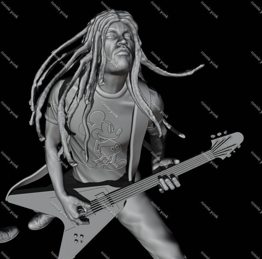 Lenny Kravitz - 3d printing 3D model 3D printable | CGTrader