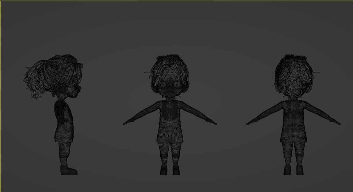 REBEKAH GIRL CHARACTER 3D model | CGTrader