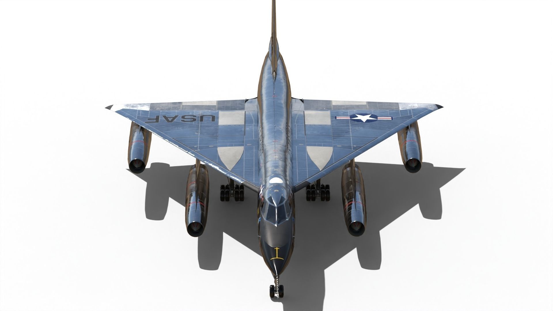 B-58 Hustler Nuclear Bomber 3D Model 3D model | CGTrader