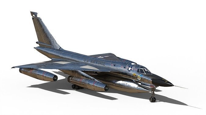 B-58 Hustler Nuclear Bomber 3D Model 3D model | CGTrader