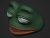 3D model Pepe the Frog - Shocked Pepe Expression V2 Head Model VR / AR ...