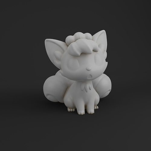 Vulpix Character 3D Print Model 3D model 3D printable | CGTrader