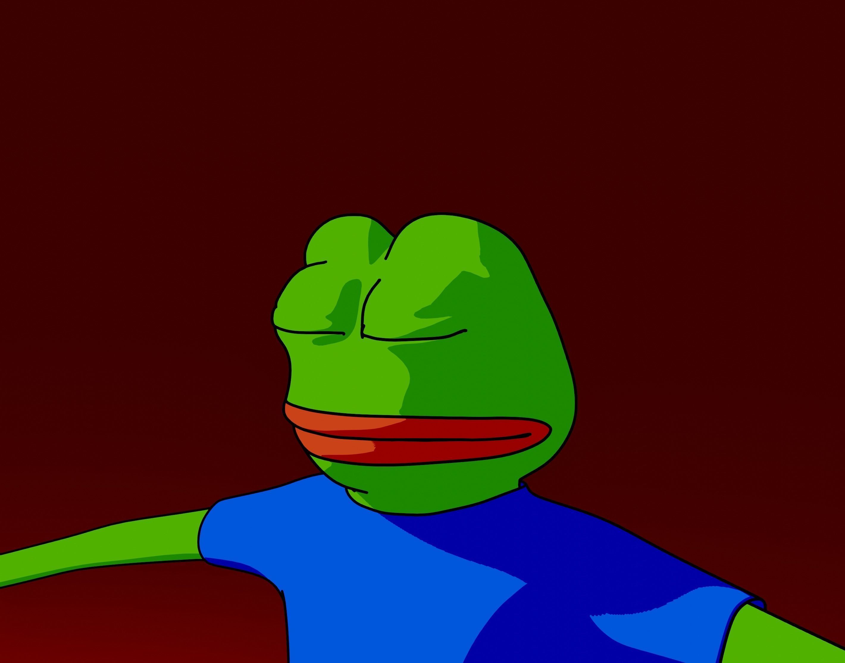 3D model Pepe the Frog LineArt Generator Scene 3D Rigged Character VR ...